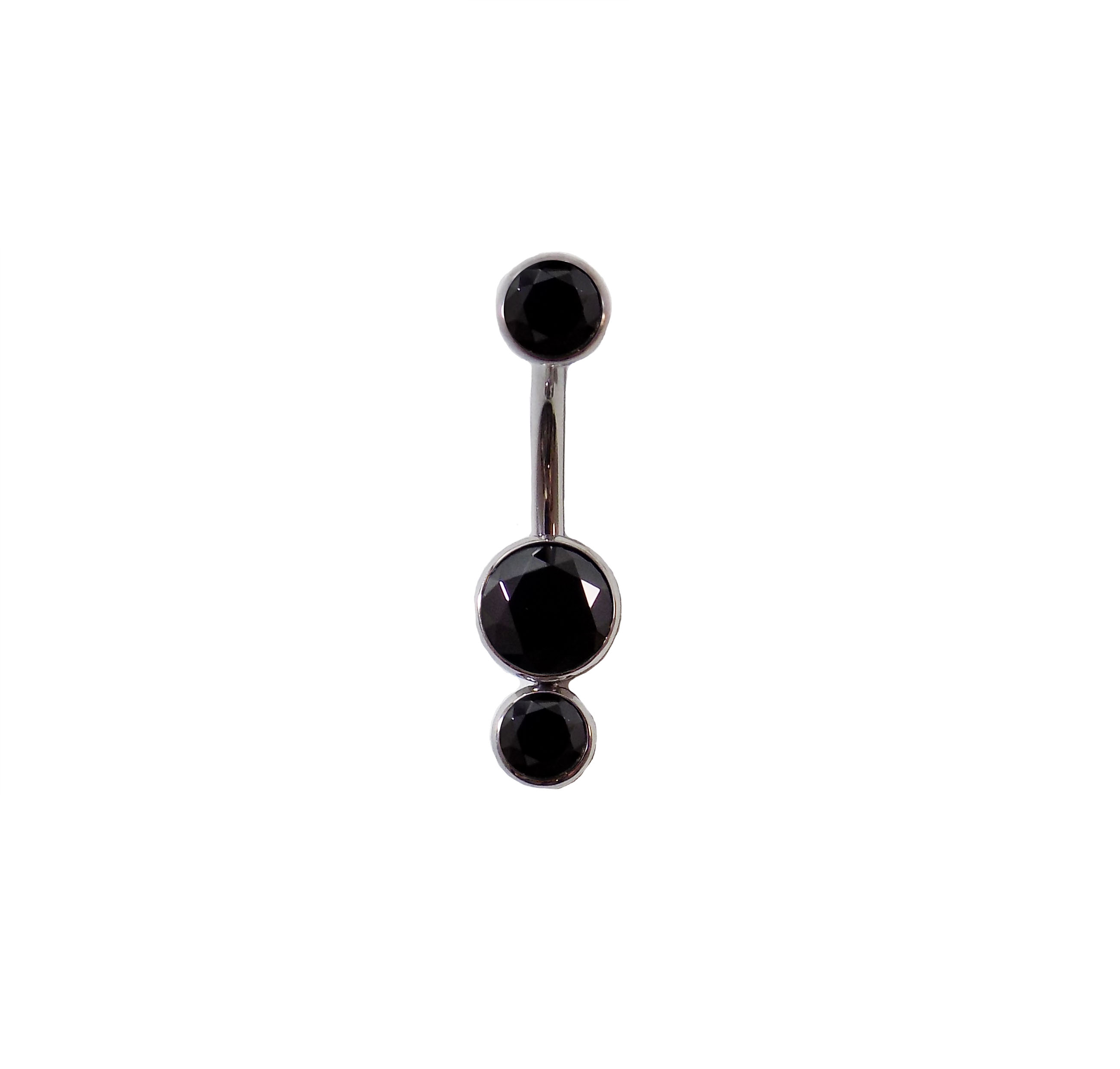 Gemini Curve in Jet Black – Identity Body Piercing